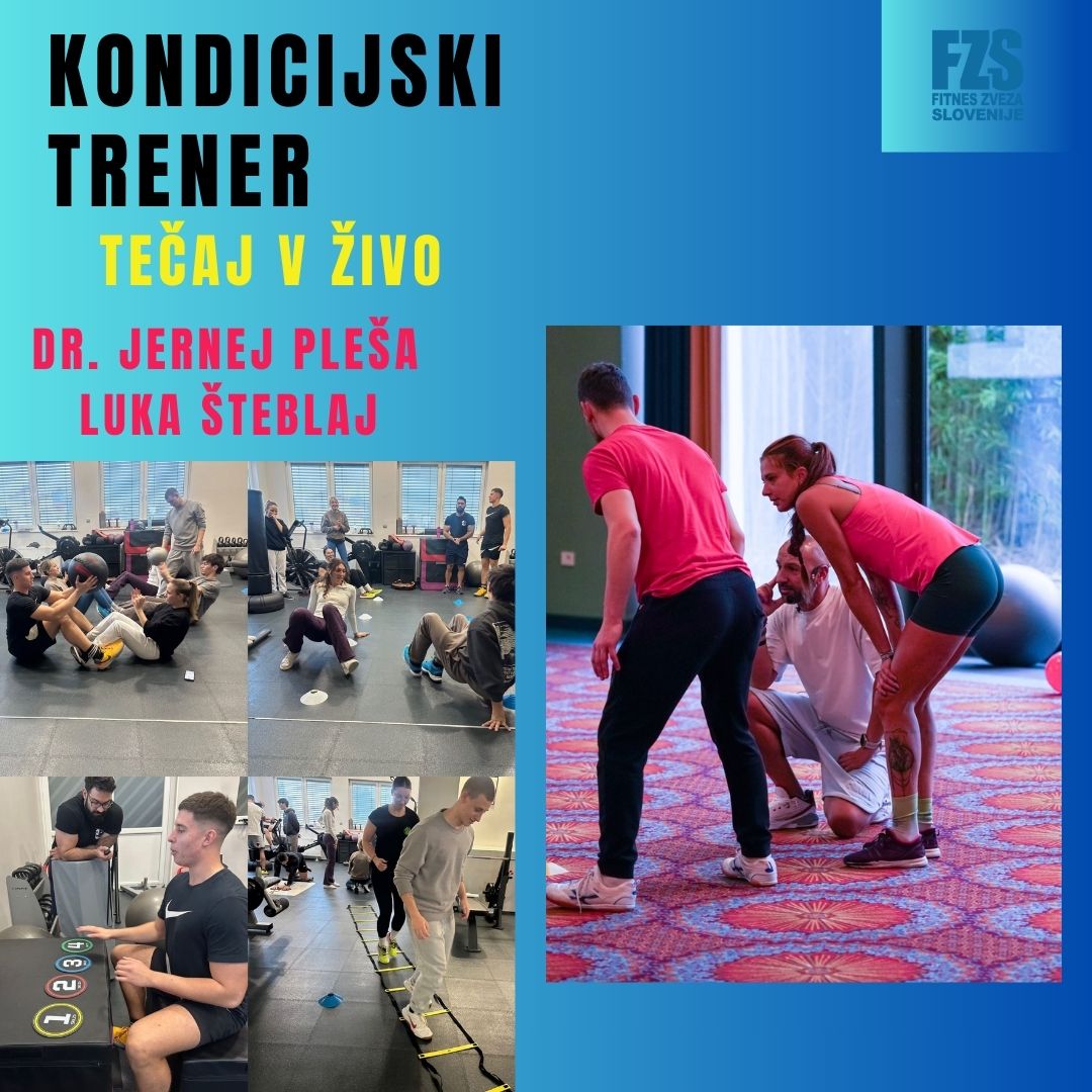 Kondicijski trener - FZS - Fitnes zveza Slovenije, znanje za prihodnost